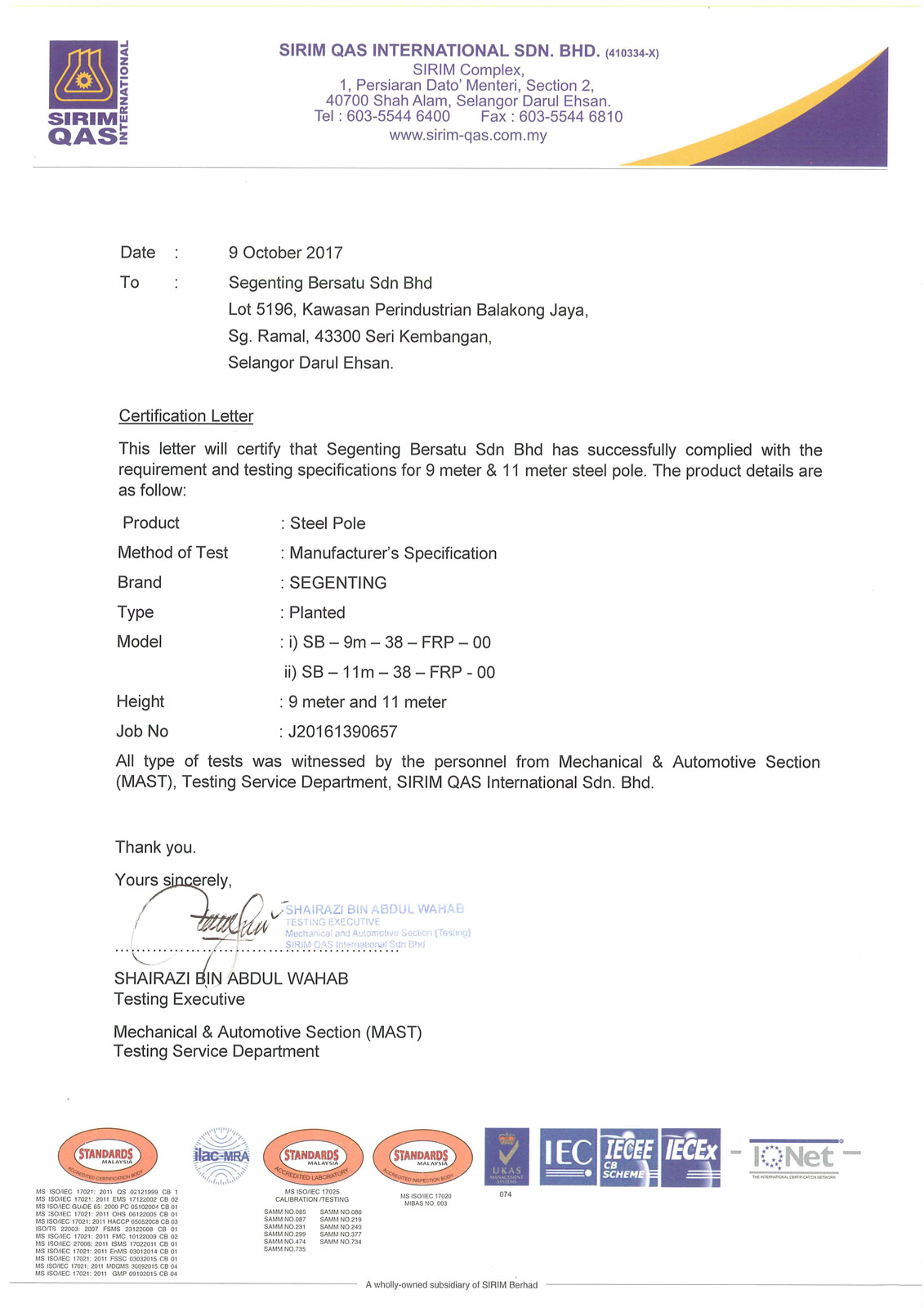 Who We Are – Segenting Bersatu Sdn Bhd